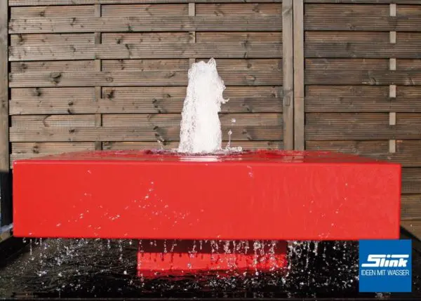 Aluminium-Gartenbrunnen Alumento 100 - Gartenbrunnen, Wasserbecken und ...