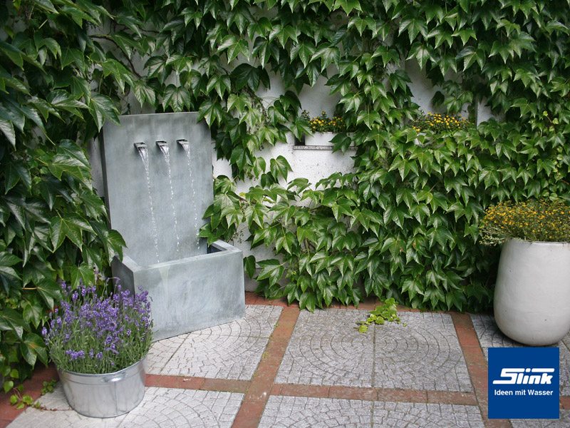 Wandbrunnen Wasserfall-Wand Zinkart Wall 3 - Gartenbrunnen ...