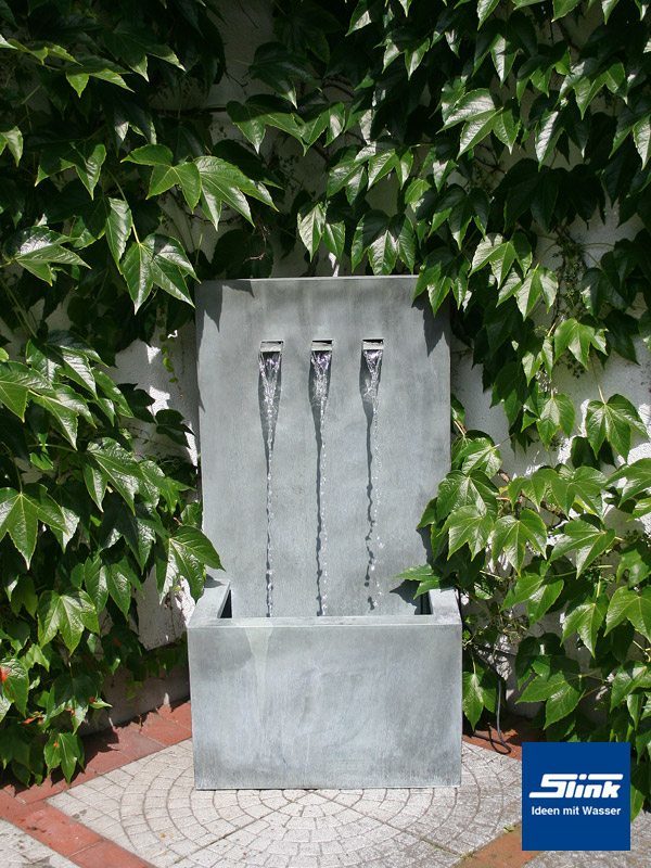 Wandbrunnen Wasserfall-Wand Zinkart Wall 3 - Gartenbrunnen ...