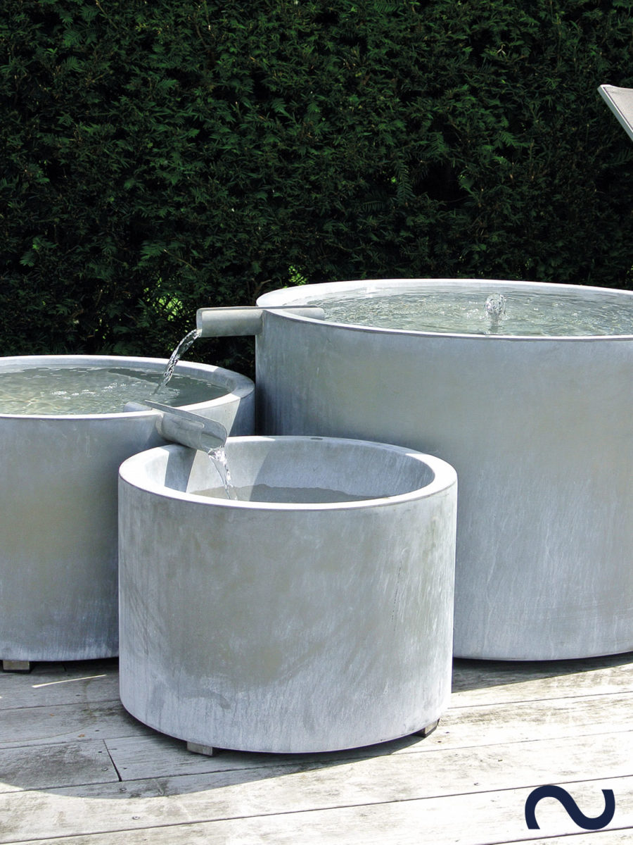 Slink Springbrunnen | Brunnen für die Terrasse und den Balkon