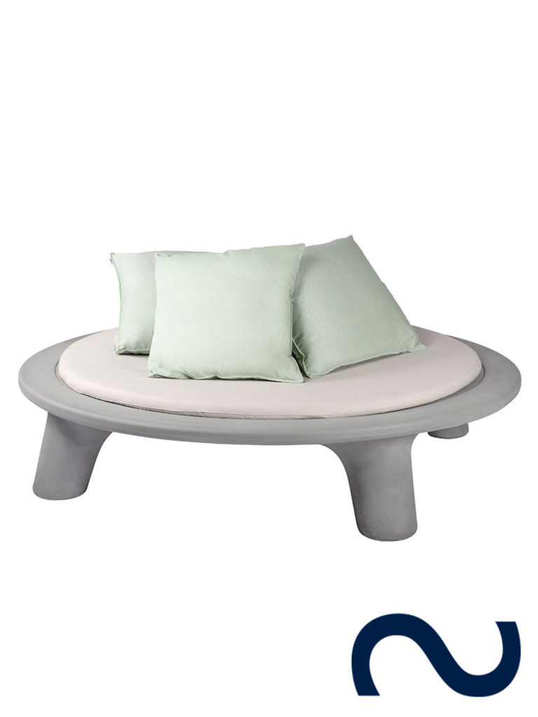 Flying Dishman Lounge-Insel - Gartenbrunnen, Wasserbecken und ...