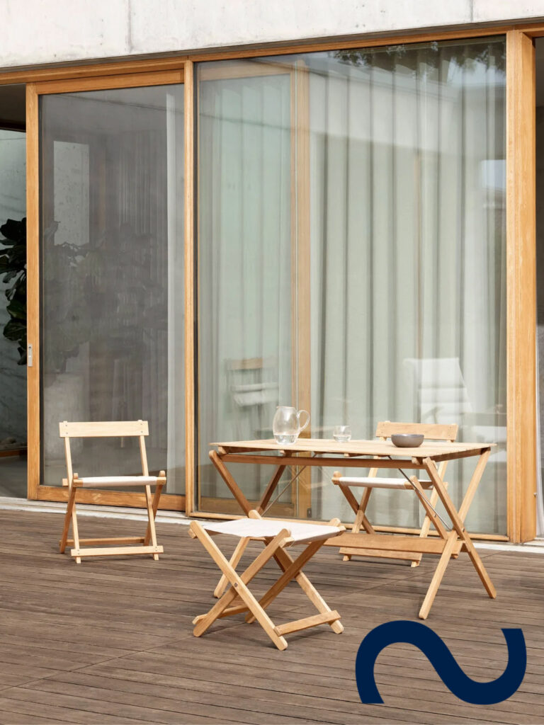 BM4570 Gartenstuhl von Børge Mogensen für Carl Hansen & Søn - Gartenbrunnen, Wasserbecken und ...